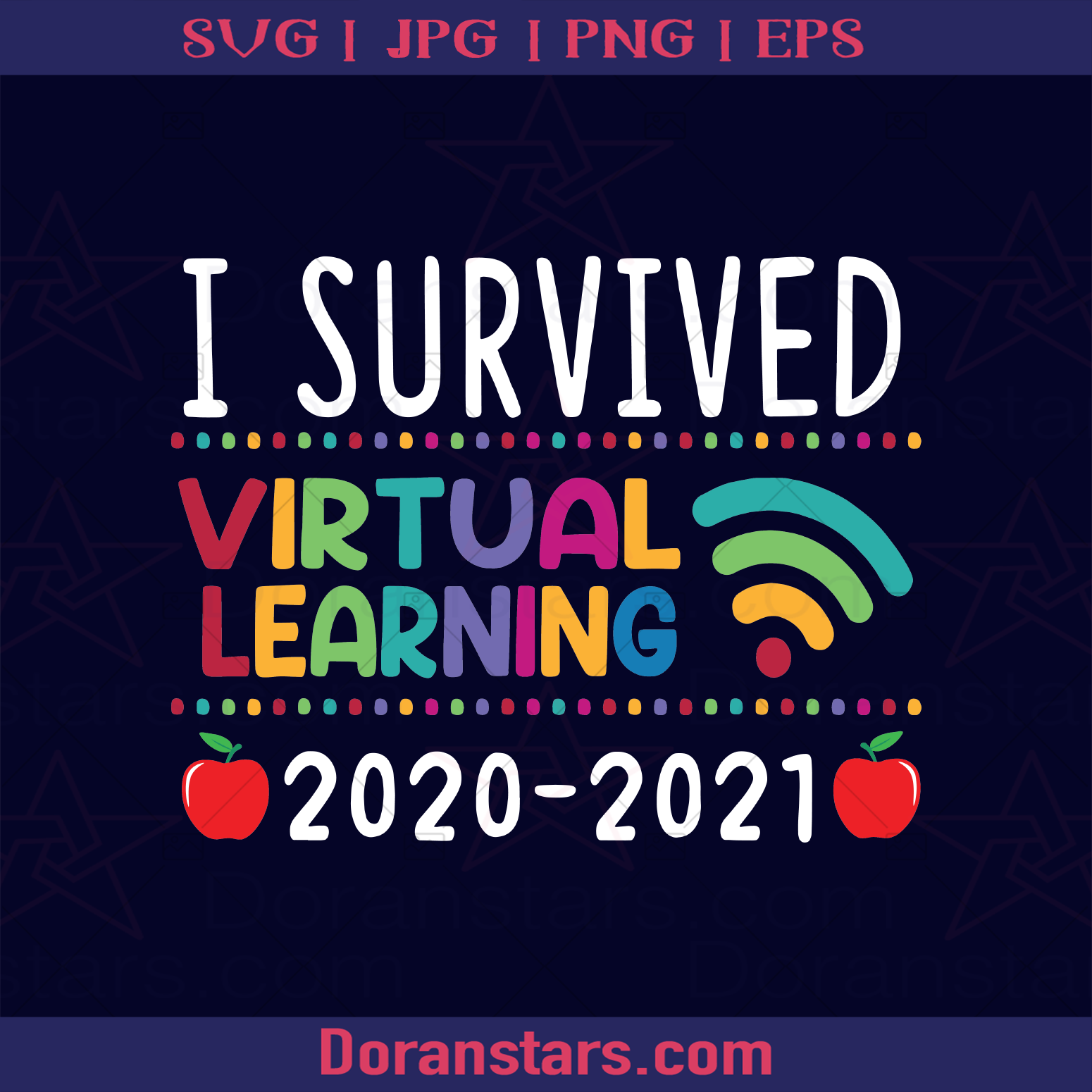 School Svg I Survived Virtual Learning 2020-2021, Online Learning logo ...