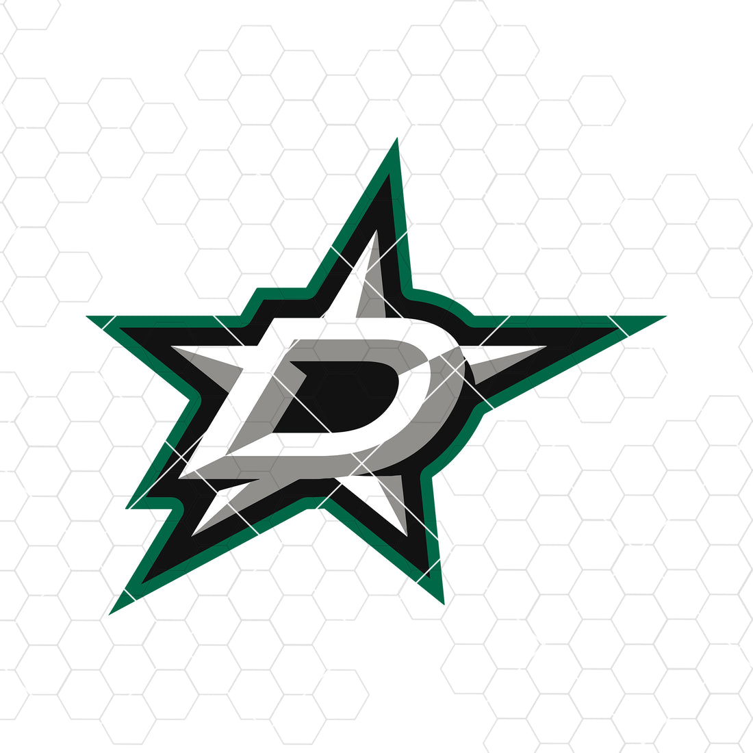 Dallas Stars Digital Cut Files Svg, Dxf, Eps, Png, Cricut Vector ...