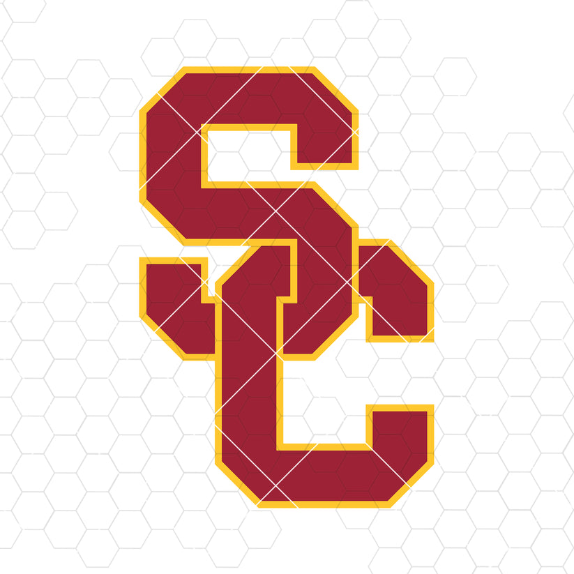 USC Digital Cut Files Svg, Dxf, Eps, Png, Cricut Vector, Digital Cut ...