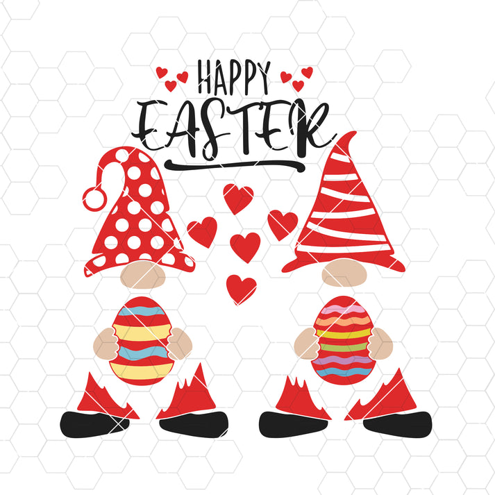 Happy Easter Gnome Svg Digital Cut Files Svg, Dxf, Eps, Png, Cricut ...