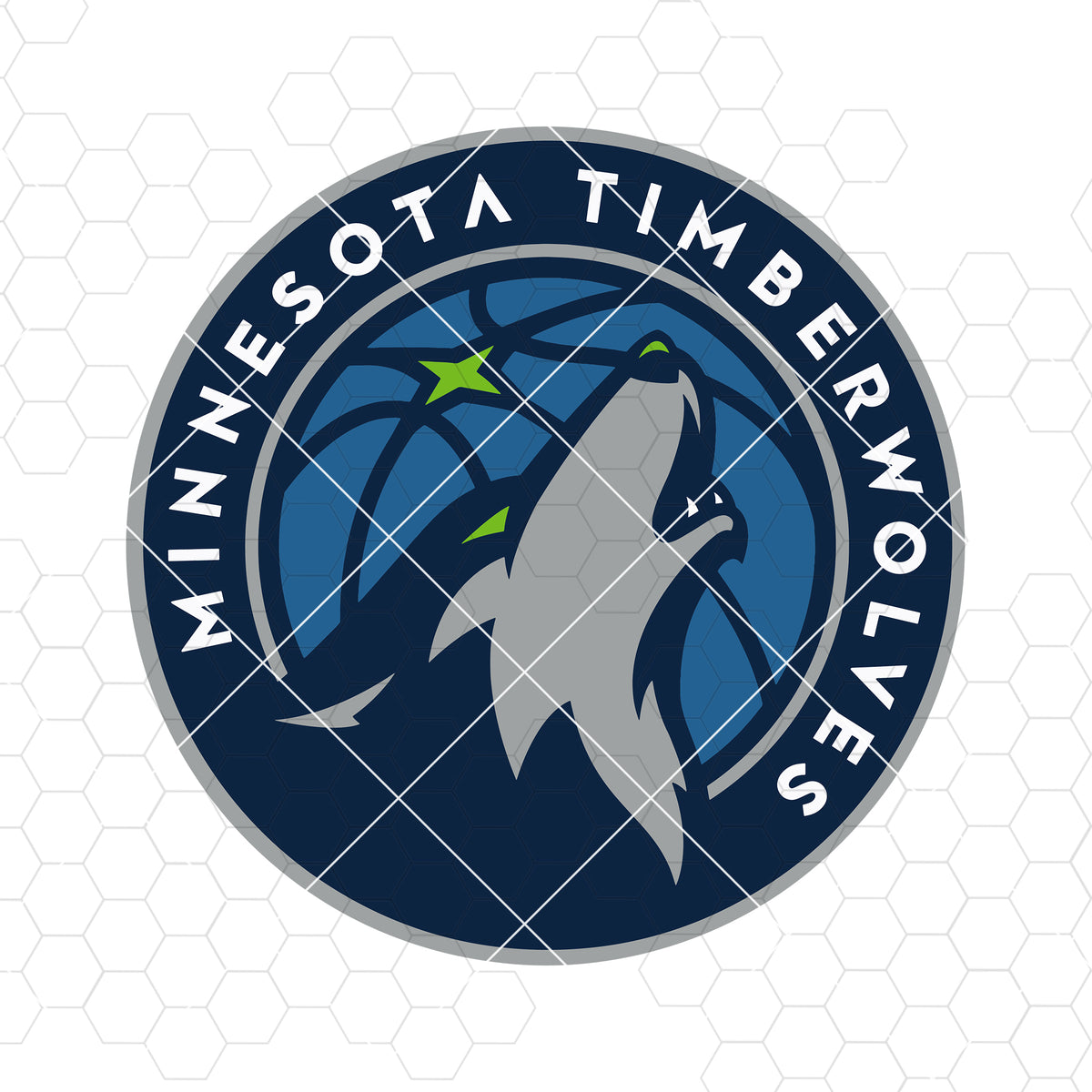 Minnesota Timberwolves Digital Cut Files Svg, Dxf, Eps, Png, Cricut ...