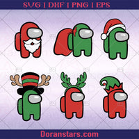 Christmas svg Bundle svg Among us and Christmas | svg png dxf al eps ...