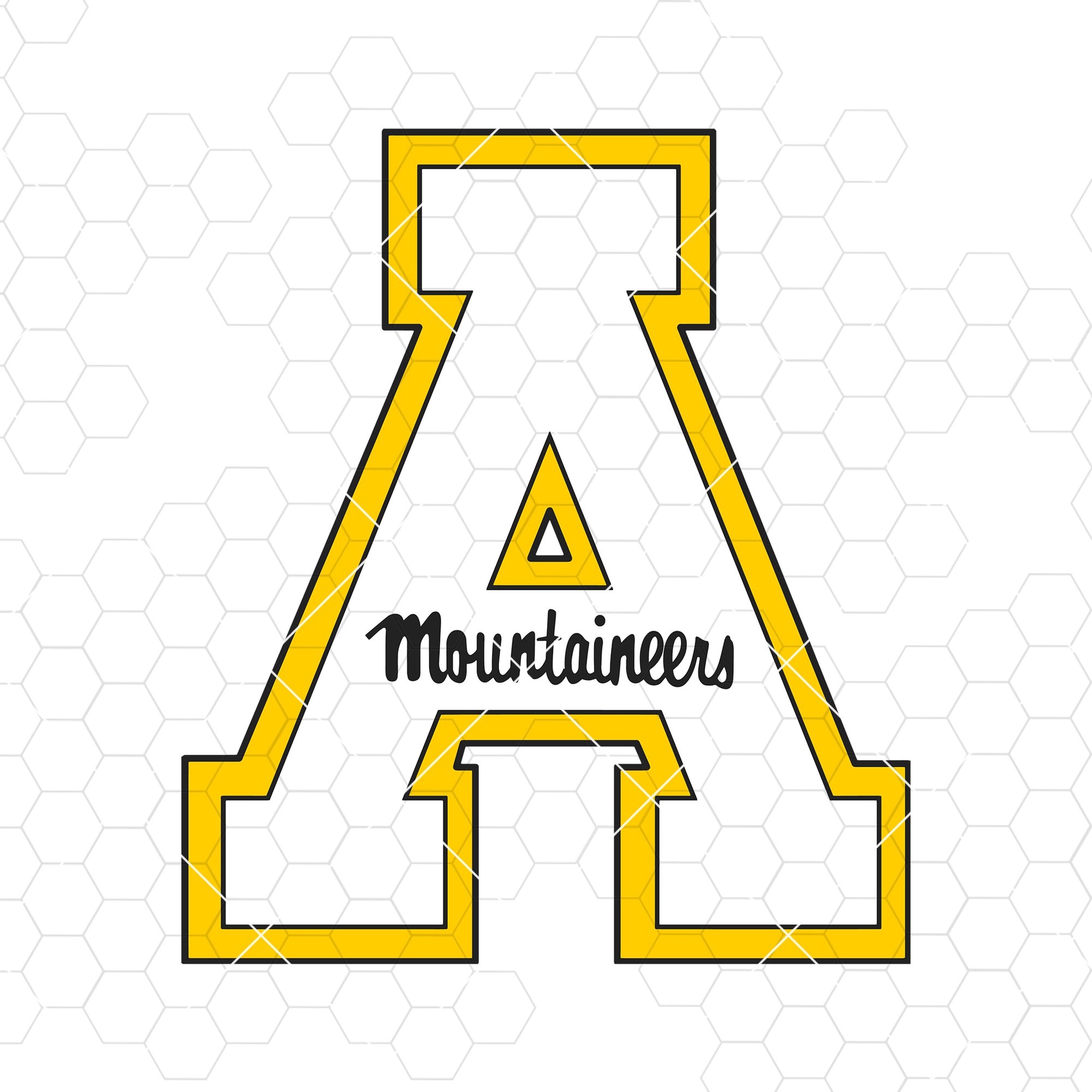 Appalachian State Digital Cut Files Svg, Dxf, Eps, Png, Cricut Vector ...
