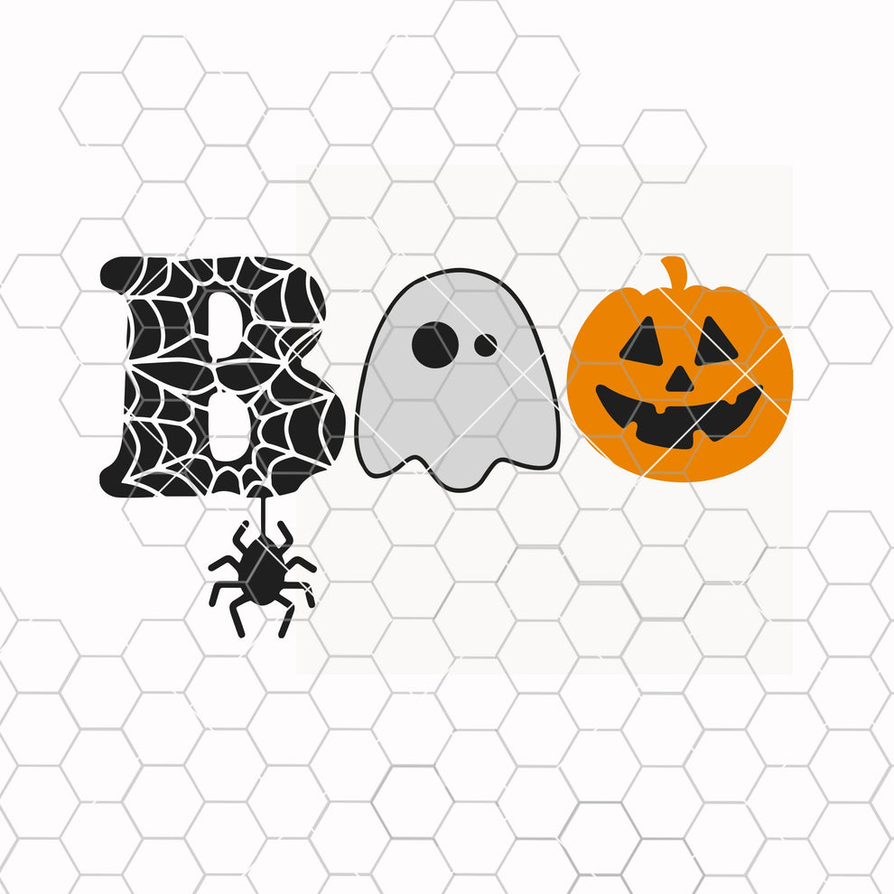Svg files Boo svg Halloween svg Ghost Pumpkin Svg Kids Halloween - Free ...