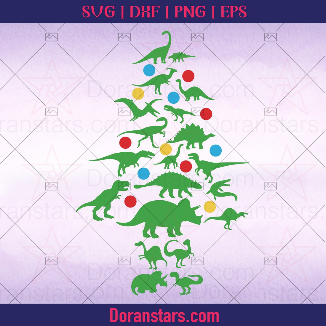 Christmas Svg Christmas Tree Dinosaurs Essential Svg, Christmas svg ...