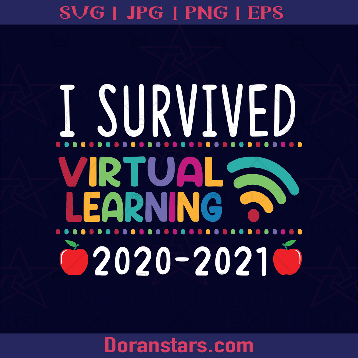School Svg I Survived Virtual Learning 2020-2021, Online Learning logo ...