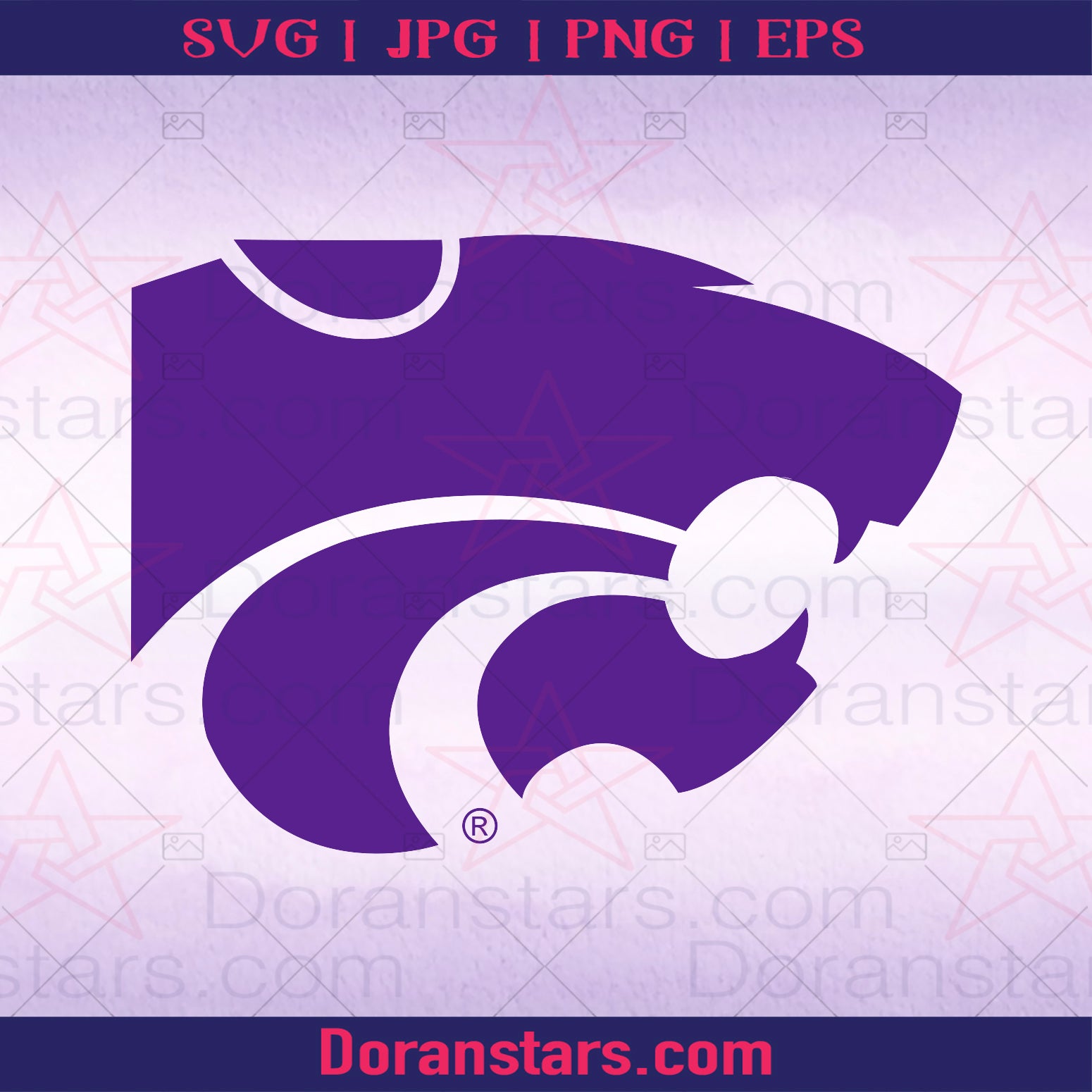 Kansas State Digital Cut Files Svg, Dxf, Eps, Png, Cricut Vector ...