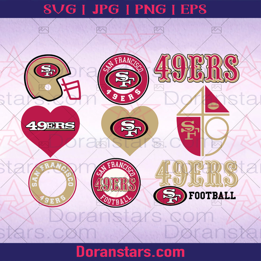 San Francisco 49ers SVG, San Francisco 49ers files, 49ers logo ...