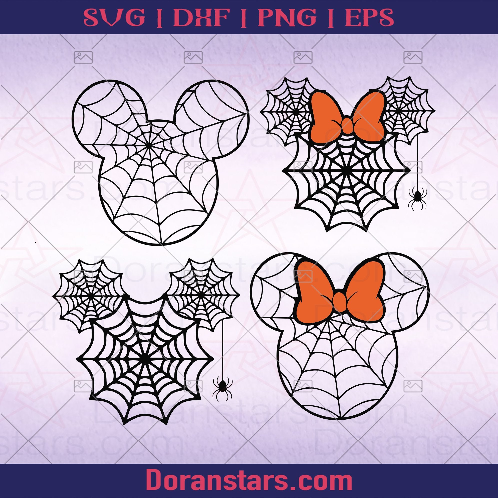 Halloween Svg Spider Mickey Svg Mickey Mouse Spider mickey Svg Cricut ...